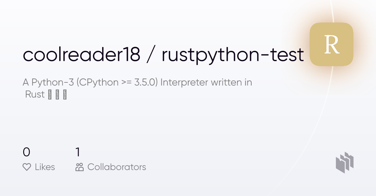 coolreader18/rustpython-test - wasmer coolreader18/rustpython-test - wasmer