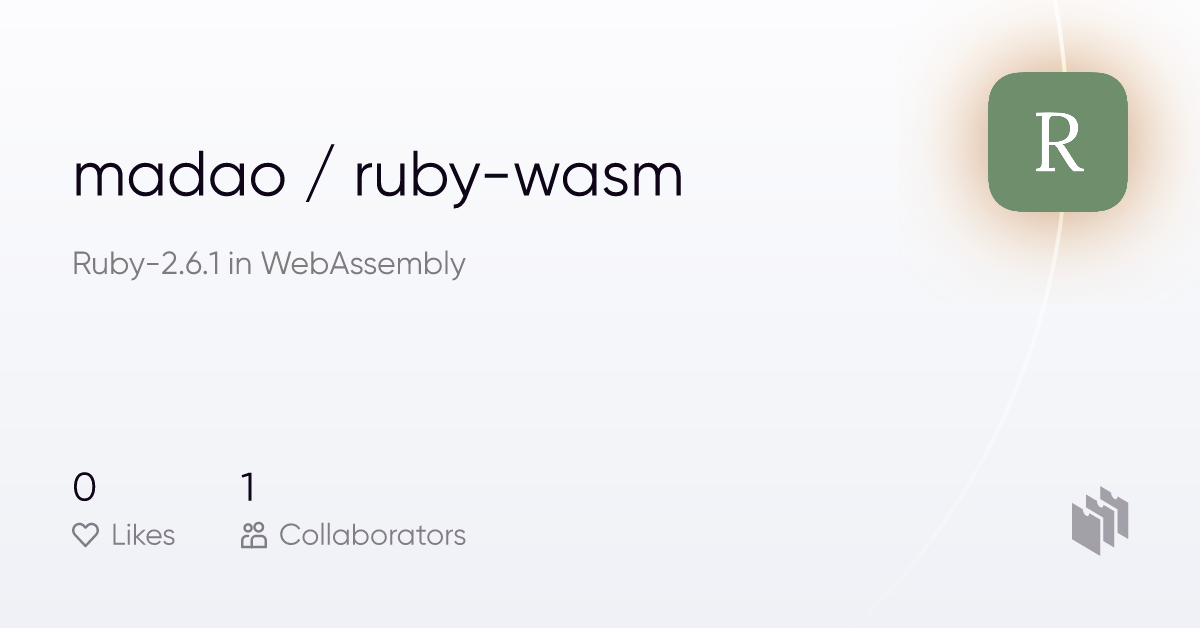 madao/ruby-wasm - wasmer
