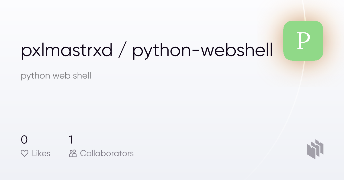pxlmastrxd/python-webshell - wasmer
