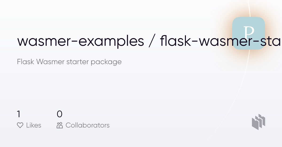 wasmer/python-flask-example - wasmer