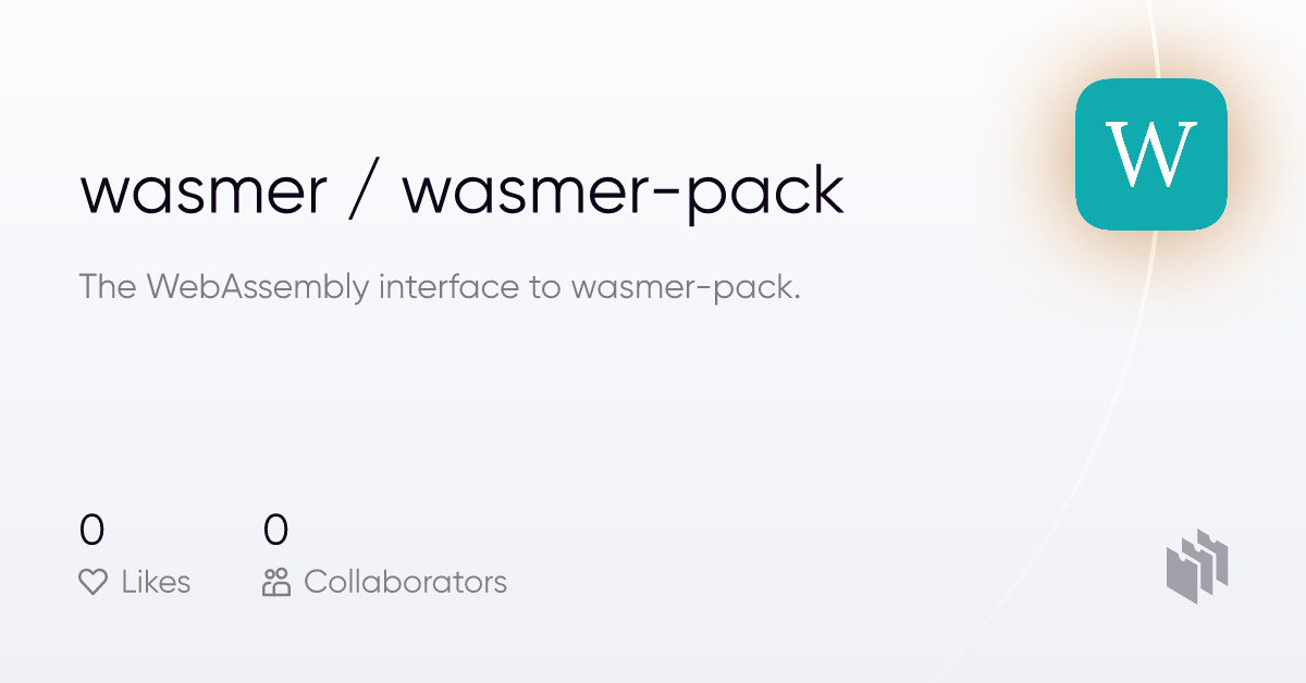 wasmer/wasmer-pack - wasmer